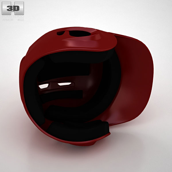 Baseball Batting Helmet 3D model - Download Sports Equipment on ...