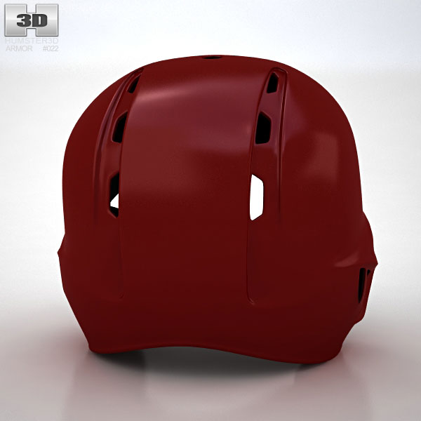 Baseball Batting Helmet 3D model - Download Sports Equipment on ...