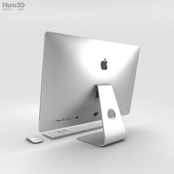 Apple iMac 27-inch (2017) 3D model - Download Desktop Computer on ...