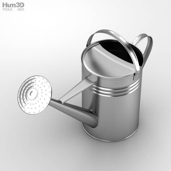 Watering Can 3D model - Download Tools on 3DModels.org