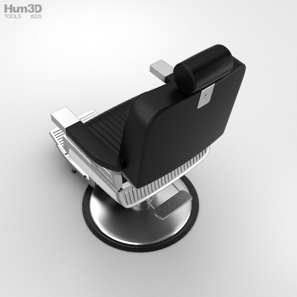 Barber сhair 3D model - Download Armchair on 3DModels.org