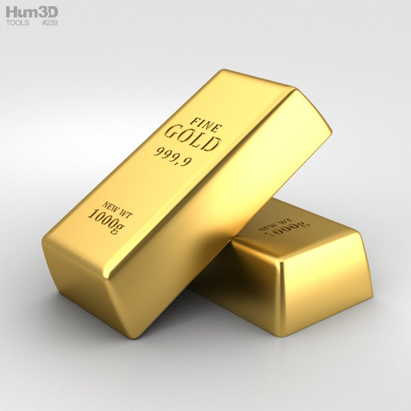 Gold 3D Models Download - 3DModels.org