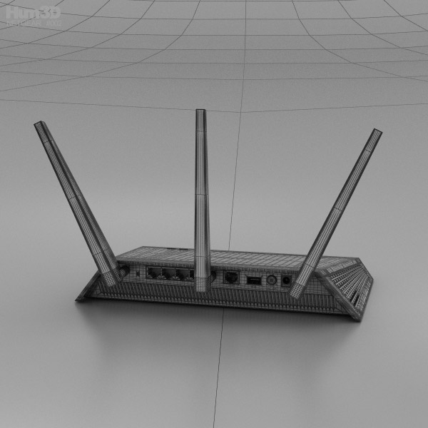 NetGear AC1900 Router de wifi Modelo 3D - Descargar Accesorios de ...