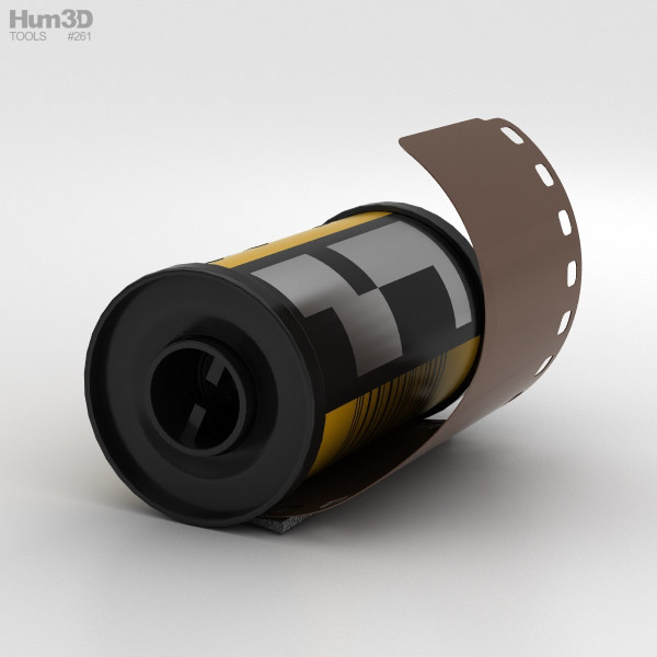 Film Roll 3D model - Download Electronic Accessories on 3DModels.org