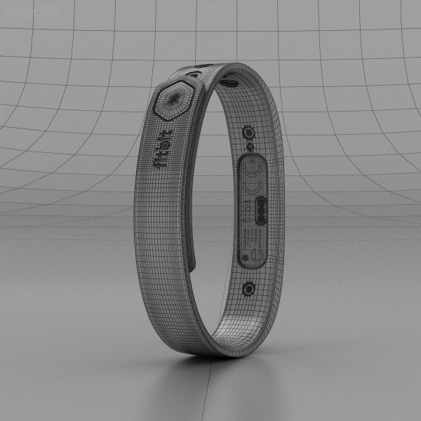 Fitbit Flex 2 Black 3D model - Download Electronic Accessories on ...