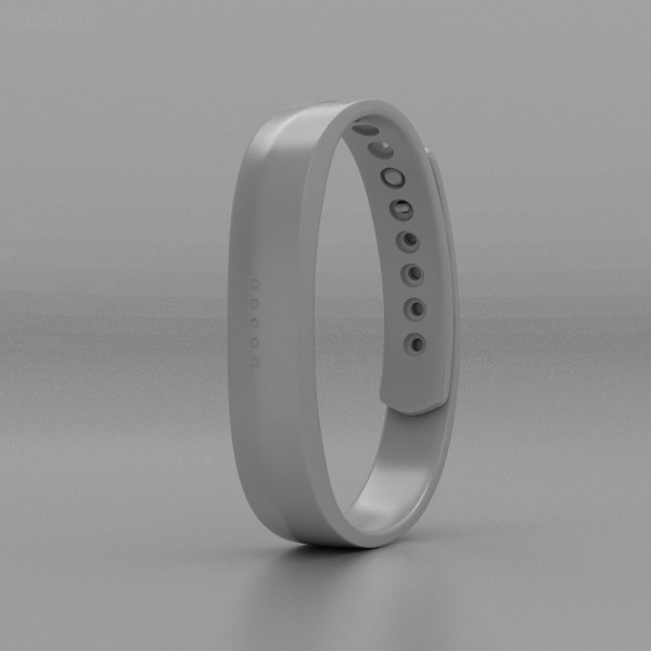 Fitbit Flex 2 Black 3D model - Download Electronic Accessories on ...