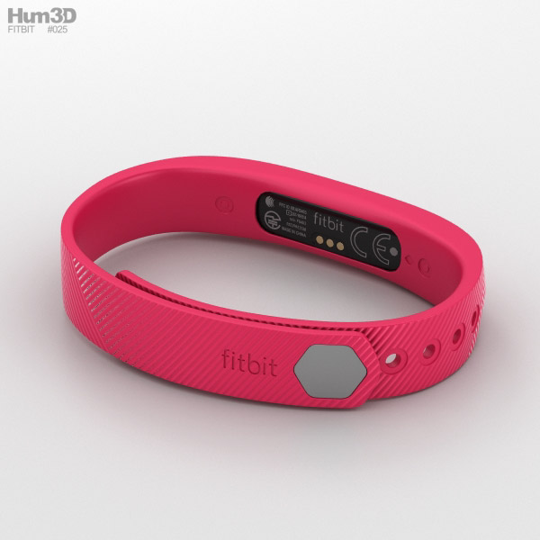 Fitbit Flex 2 Magenta 3D модель - Скачати Електронні аксесуари на ...