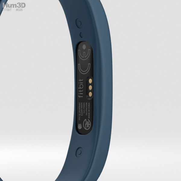 Fitbit Flex 2 Navy 3D model - Download Electronic Accessories on ...