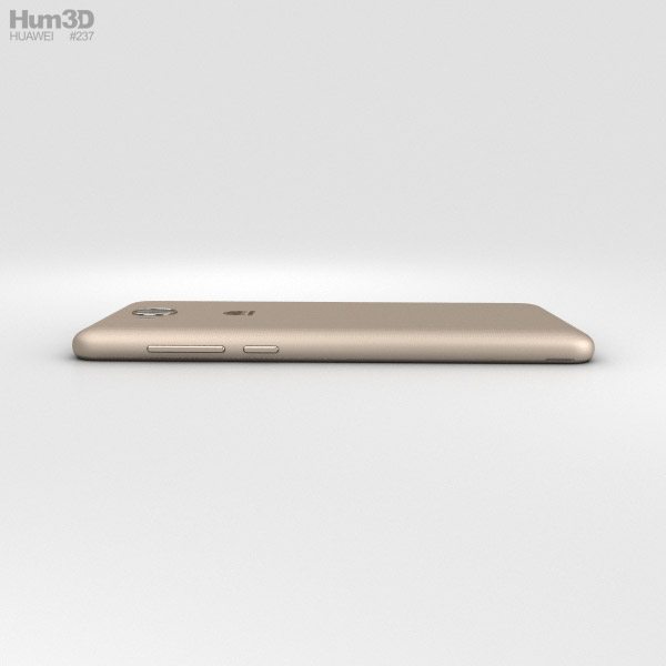 Huawei Y6 Gold 3D model - Download Phones on 3DModels.org