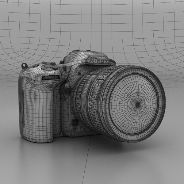 Nikon D500 3D model - Download Photo camera on 3DModels.org