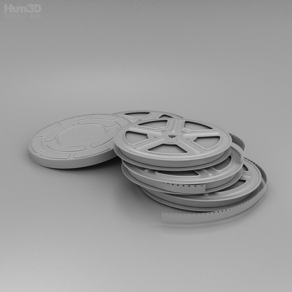 Video Film Reel 3D model - Download Electronic Accessories on 3DModels.org