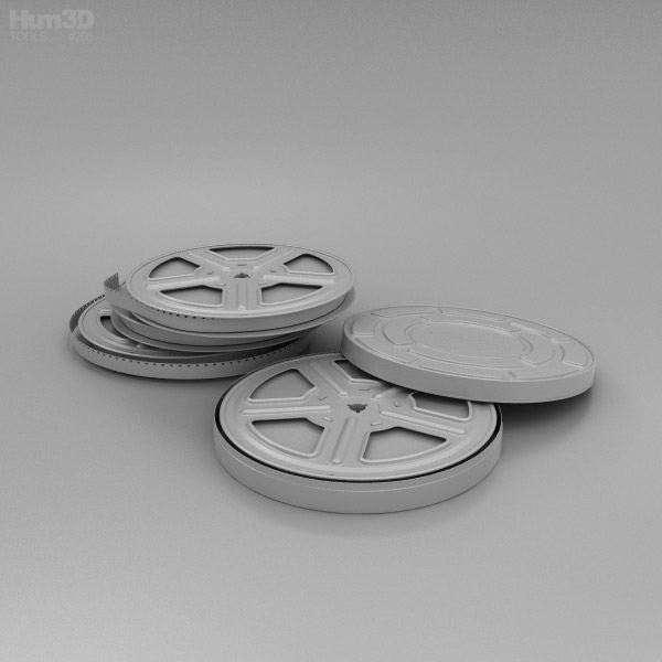 Video Film Reel 3D model - Download Electronic Accessories on 3DModels.org