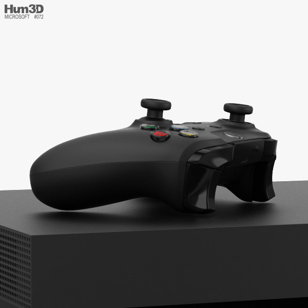 Microsoft Xbox One X 3D model - Download Game Console on 3DModels.org