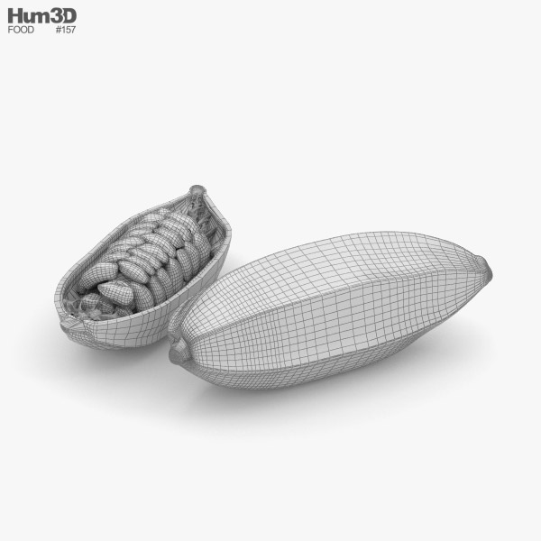 Cocoa Pod 3D model - Download Farm Crops on 3DModels.org