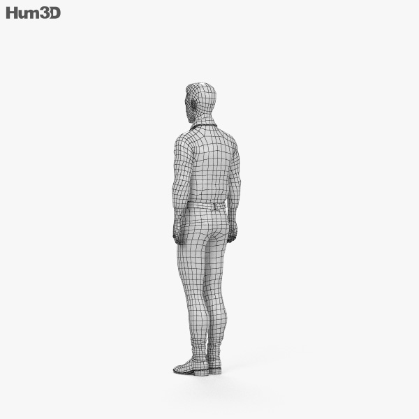 Genérico Man Modelo 3D - Descargar Character activado 3DModels.org
