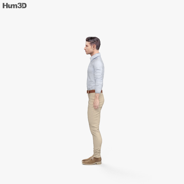 Generic Man 3D model - Download Character on 3DModels.org