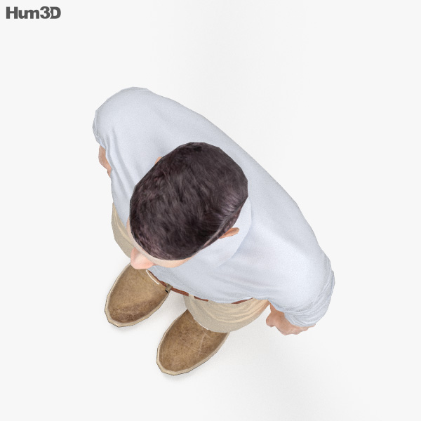 Generic Man 3D model - Download Character on 3DModels.org