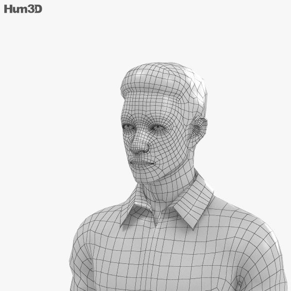 Genérico Man Modelo 3D - Descargar Character activado 3DModels.org