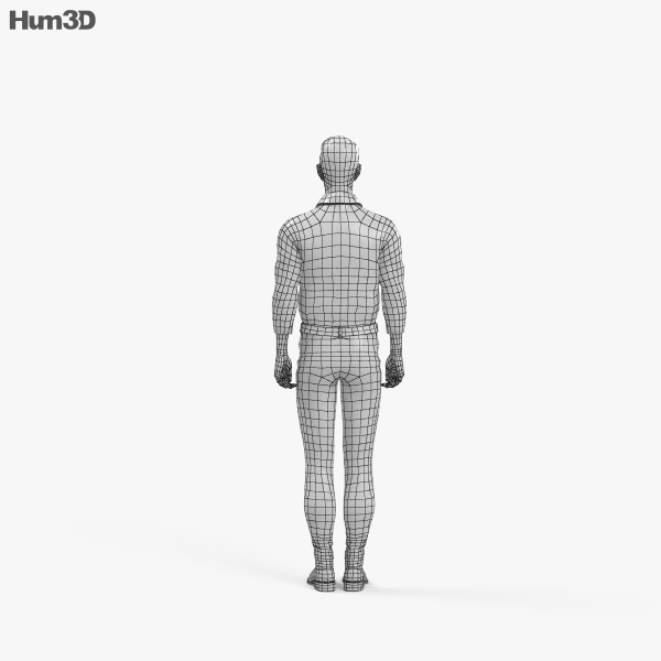 Genérico Man Modelo 3D - Descargar Character activado 3DModels.org
