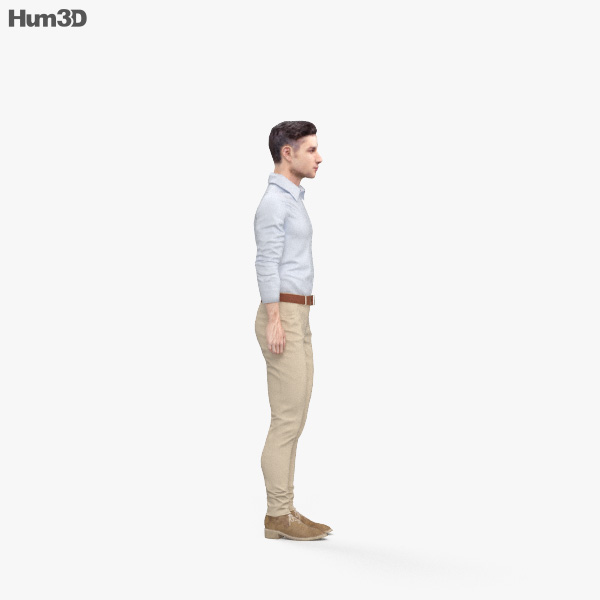 Generic Man 3D model - Download Character on 3DModels.org