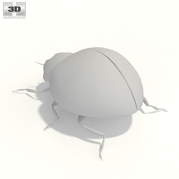 Ladybug Low Poly 3D model - Download Insects on 3DModels.org