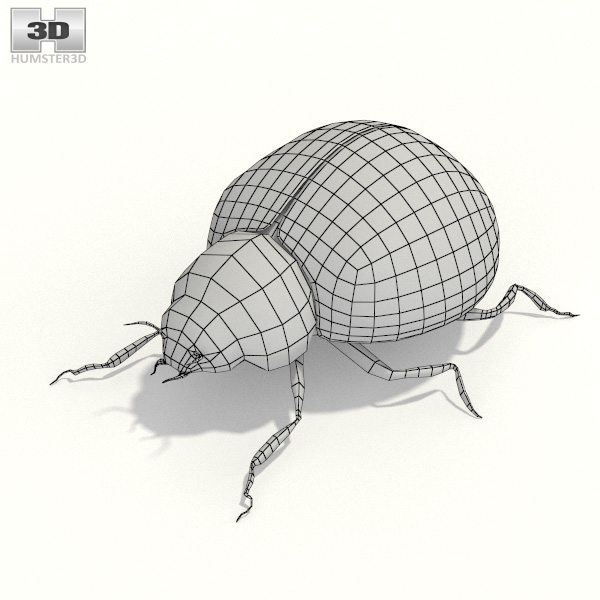 Ladybug Low Poly 3D model - Download Insects on 3DModels.org