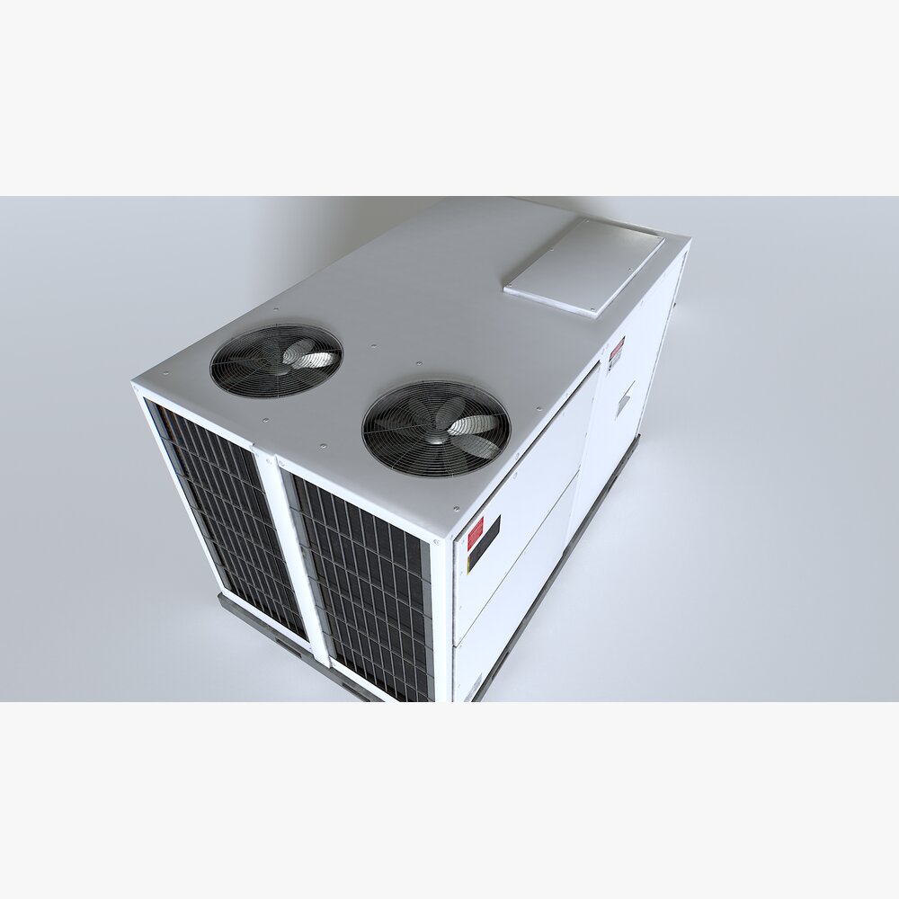 Rooftop Ac Hvac Unit 3D model - Download Building components on ...