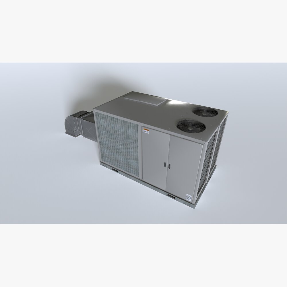 Rooftop Ac Hvac Unit 3D model - Download Building components on ...