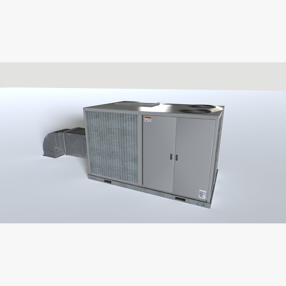 Rooftop Ac Hvac Unit 3D model - Download Building components on ...