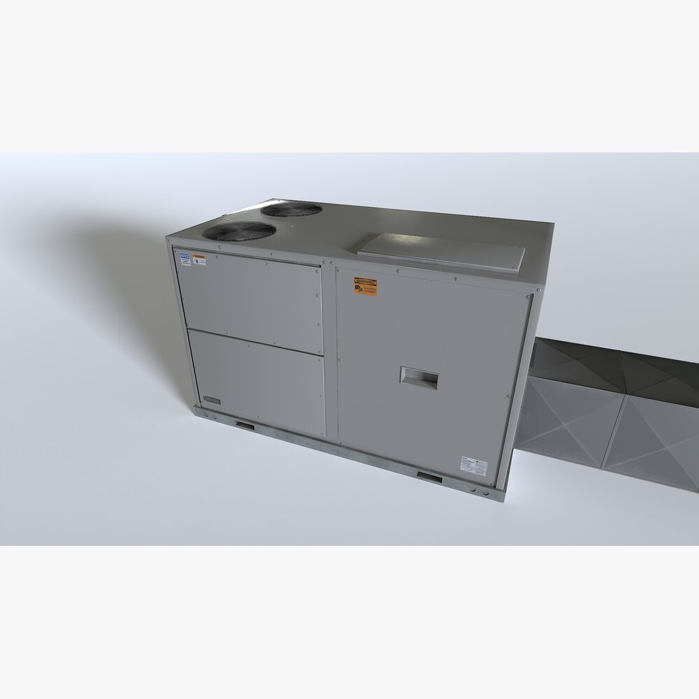 Rooftop Ac Hvac Unit 3D model - Download Building components on ...