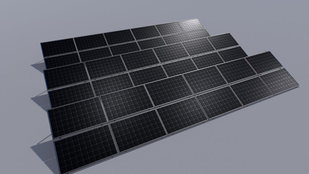 Solar Panel Pack 3D model - Download Building components on 3DModels.org