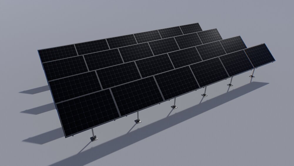 Solar Panel Pack 3D model - Download Building components on 3DModels.org