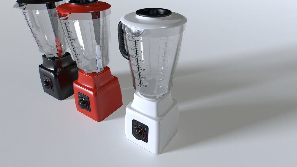 Colorful Food Blender Pack 3D model - Download Home Appliances on ...
