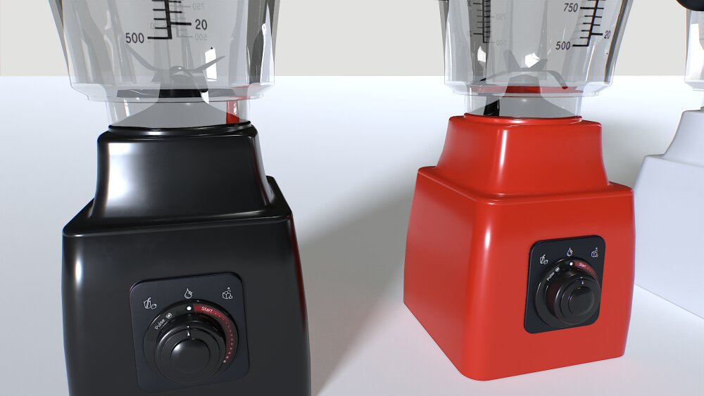 Colorful Food Blender Pack 3D model - Download Home Appliances on ...