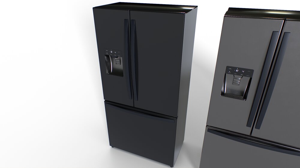 American Fridge Collection 3D model - Download Home Appliances on ...
