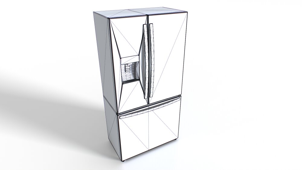 American Fridge Collection 3D model - Download Home Appliances on ...