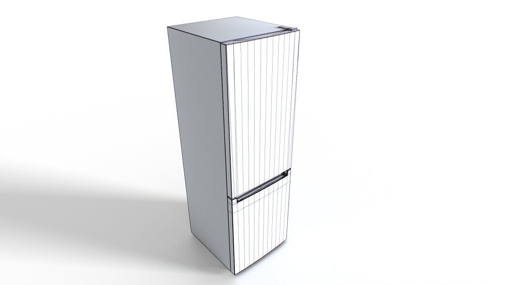 Fridge Set 3D model - Download Home Appliances on 3DModels.org