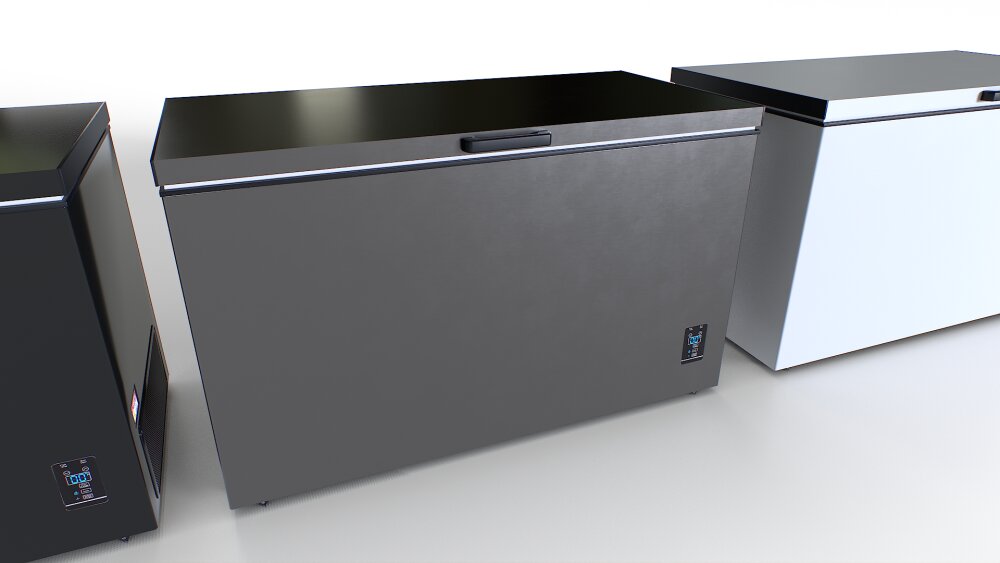 Freezer 2 Set 3D model - Download Appliances on 3DModels.org