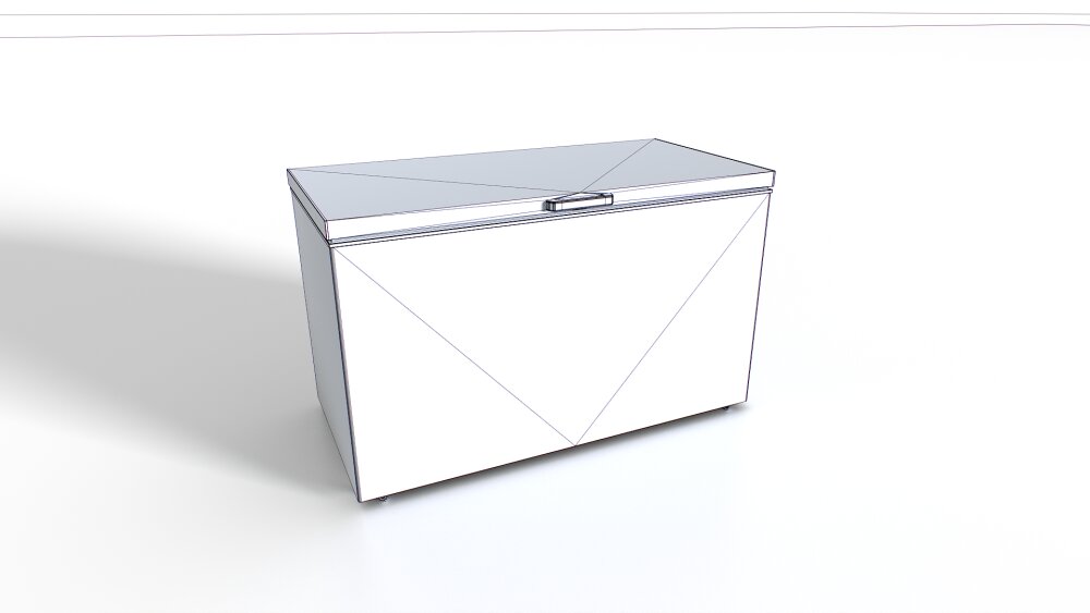 Freezer 2 Set 3D model - Download Appliances on 3DModels.org
