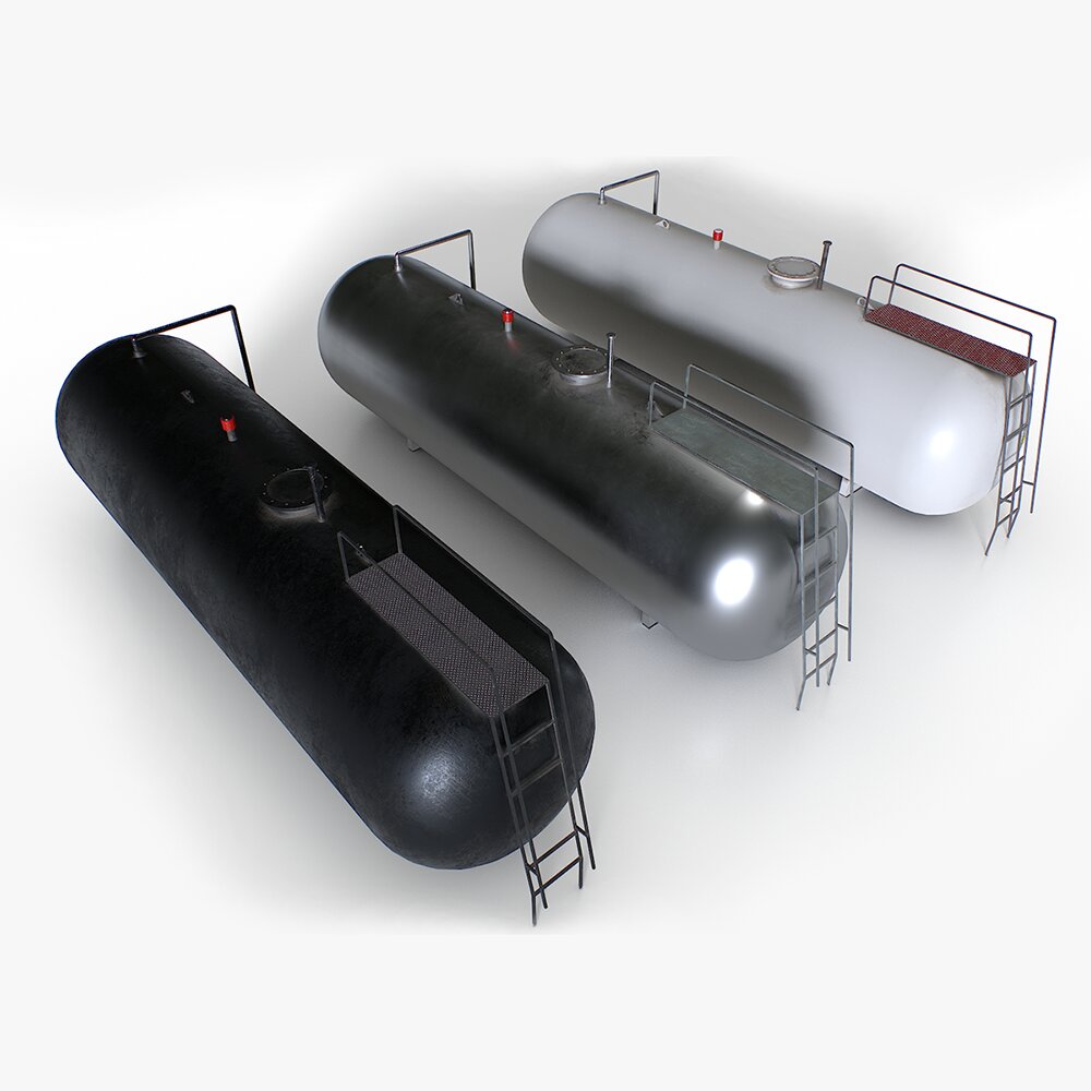 Industrial Storage Tanks 3D model - Download Tools on 3DModels.org