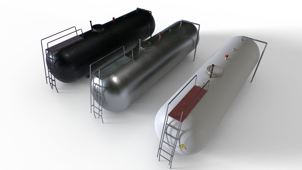 Industrial Storage Tanks 3D model - Download Tools on 3DModels.org