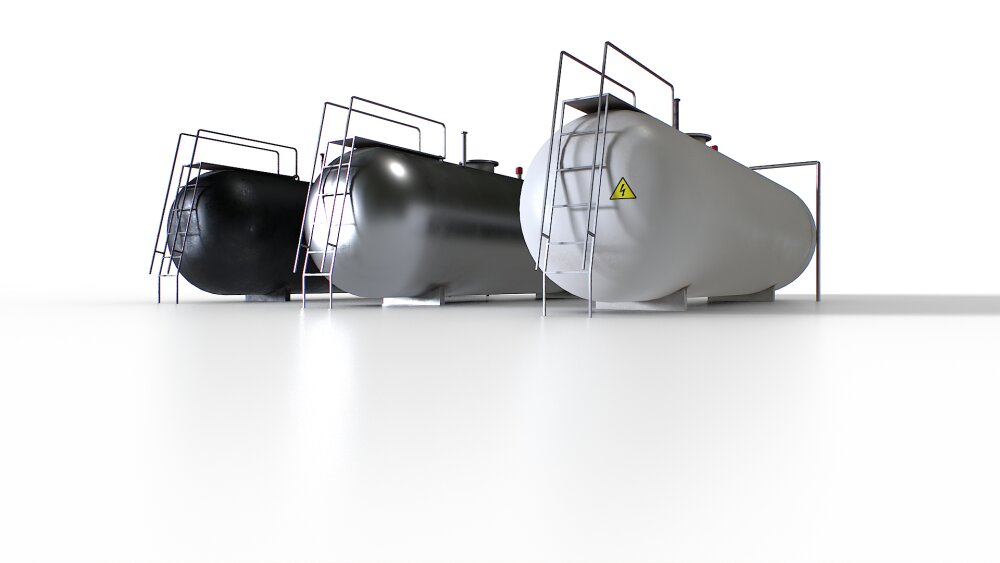 Industrial Storage Tanks 3D model - Download Tools on 3DModels.org