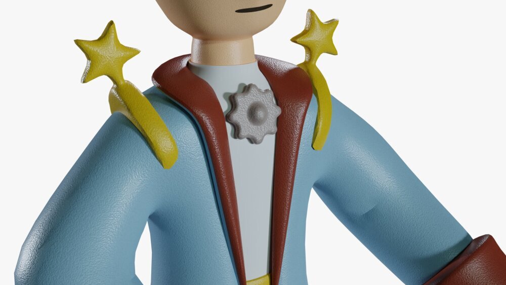 Little Prince 3D model - Download Cartoon characters on 3DModels.org