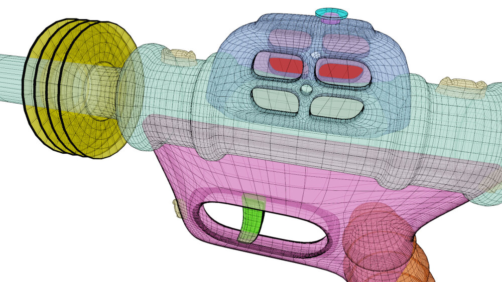 Buck Rogers Disintegrator Pistol 3D model - Download Pistol on 3DModels.org