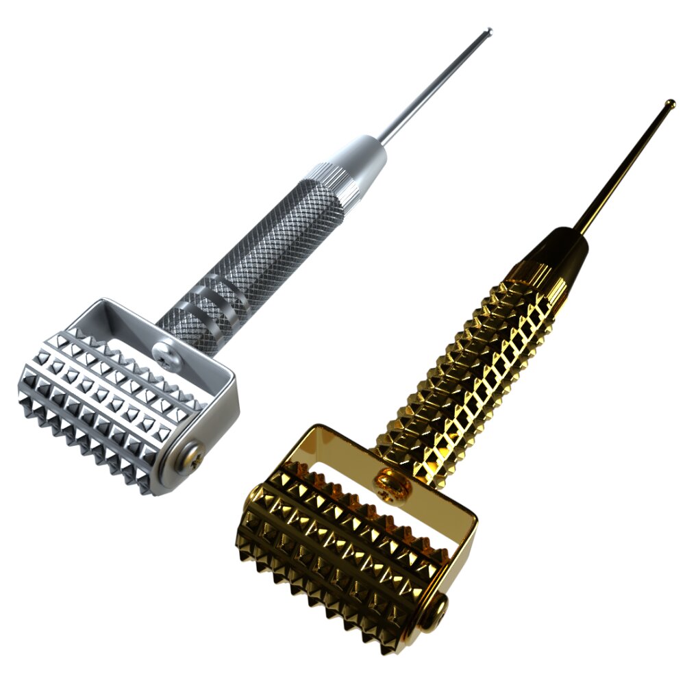 Dermal Rollers 3D model - Download Health and Beauty on 3DModels.org