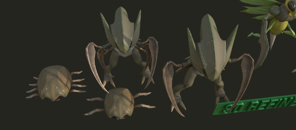 Creature Monster Bundles – Insects – Evolution Variety Pack 3D model ...
