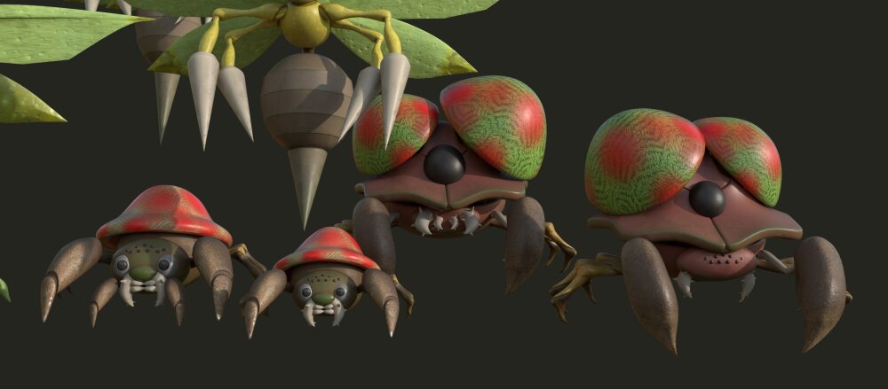 Creature Monster Bundles – Insects – Evolution Variety Pack 3D model ...