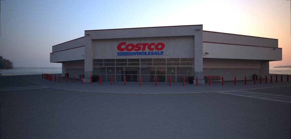 Costco Warehouse Render Render PBR Ultra High Quality 3D model ...
