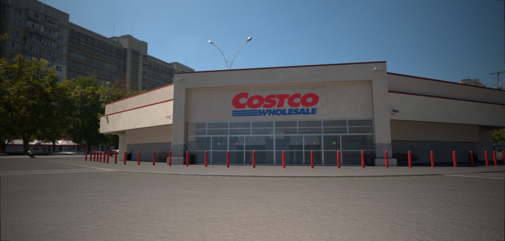Costco Warehouse Render Render PBR Ultra High Quality 3D model ...