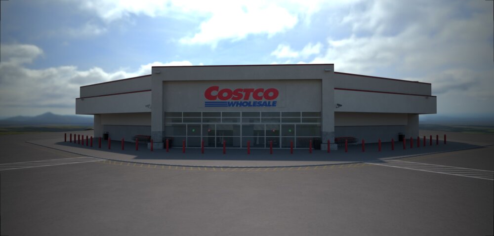 Costco Warehouse Render Render PBR Ultra High Quality 3D model ...